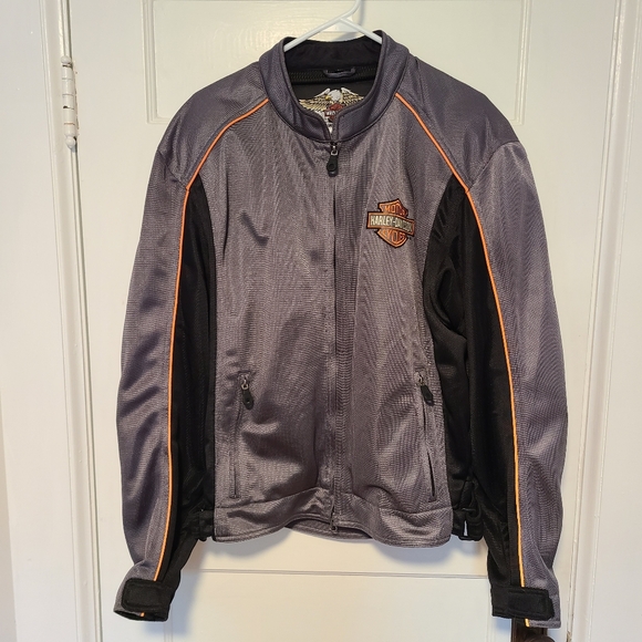 Harley-Davidson | Jackets & Coats | Harleydavidson Grayblack Armored ...
